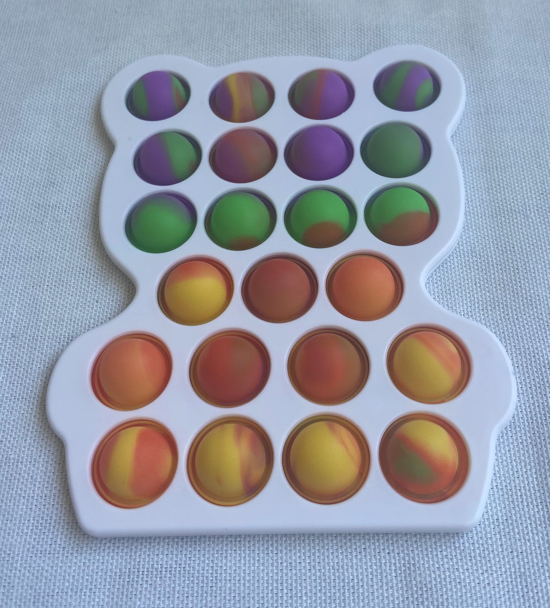 Rainbow Bear Solid Popit – Katie Papaya